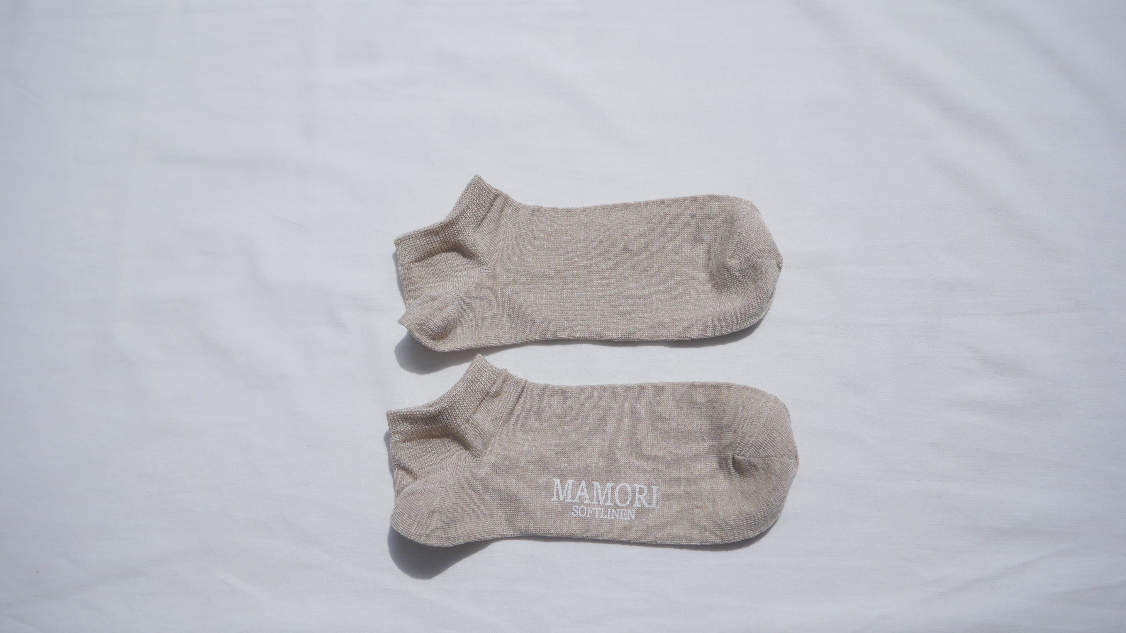 MAMORI ソフトリネンソックス M 中間 60/2 スニーカータイプ